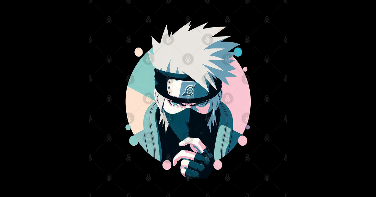 Kakashi Hatake - Naruto - Sticker | TeePublic