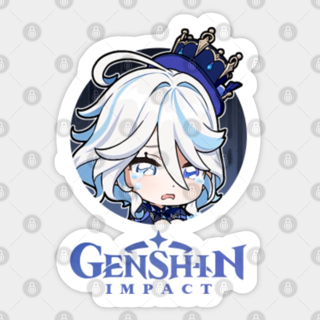 Furina Chibi Genshin Impact - Genshin Impact - Sticker | TeePublic