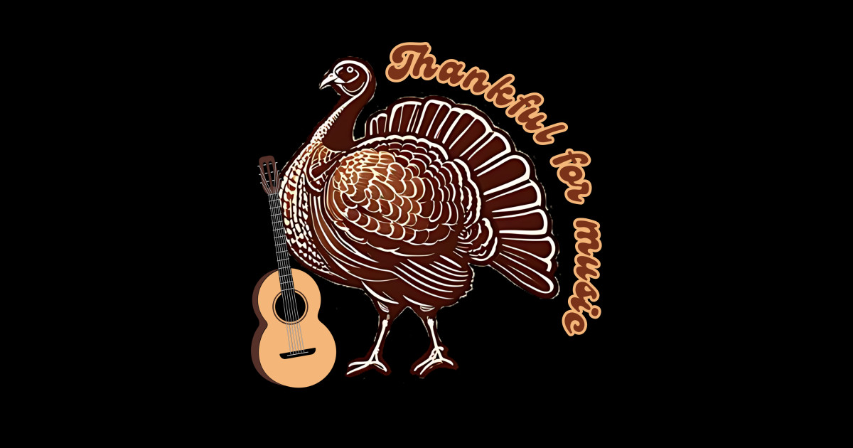 Thanksgiving-Music-Thankful-For-Music - Thanksgiving Music - Sticker ...
