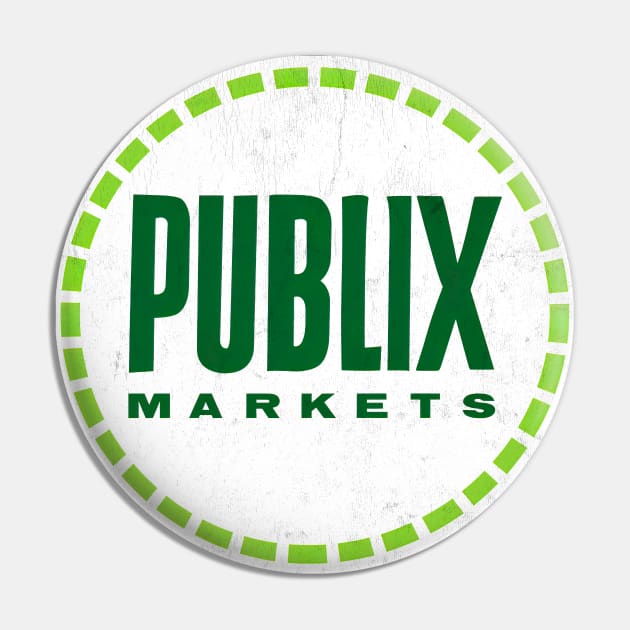 Publix ---- Vintage Store Logo - Publix - Pin | TeePublic