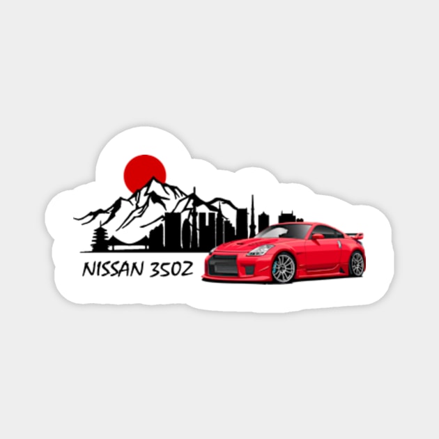 Nissan 350Z, JDM Car - Nissan 350z - Magnet | TeePublic