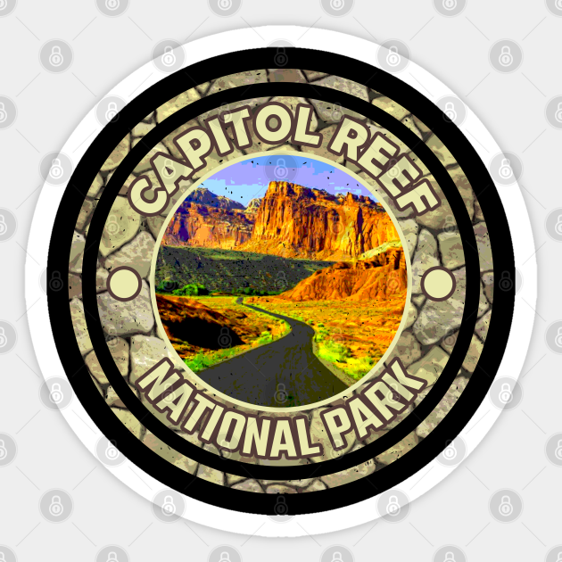 Capitol Reef National Park Adventure, Utah Stone Sign - Capitol Reef ...