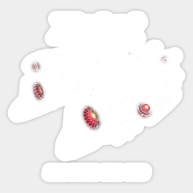 Redout - Sulha White Wireframe - Redout - Sticker | TeePublic