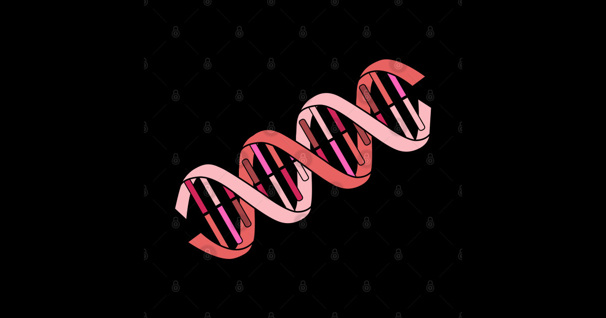 DNA Double Helix - Dna - Sticker | TeePublic