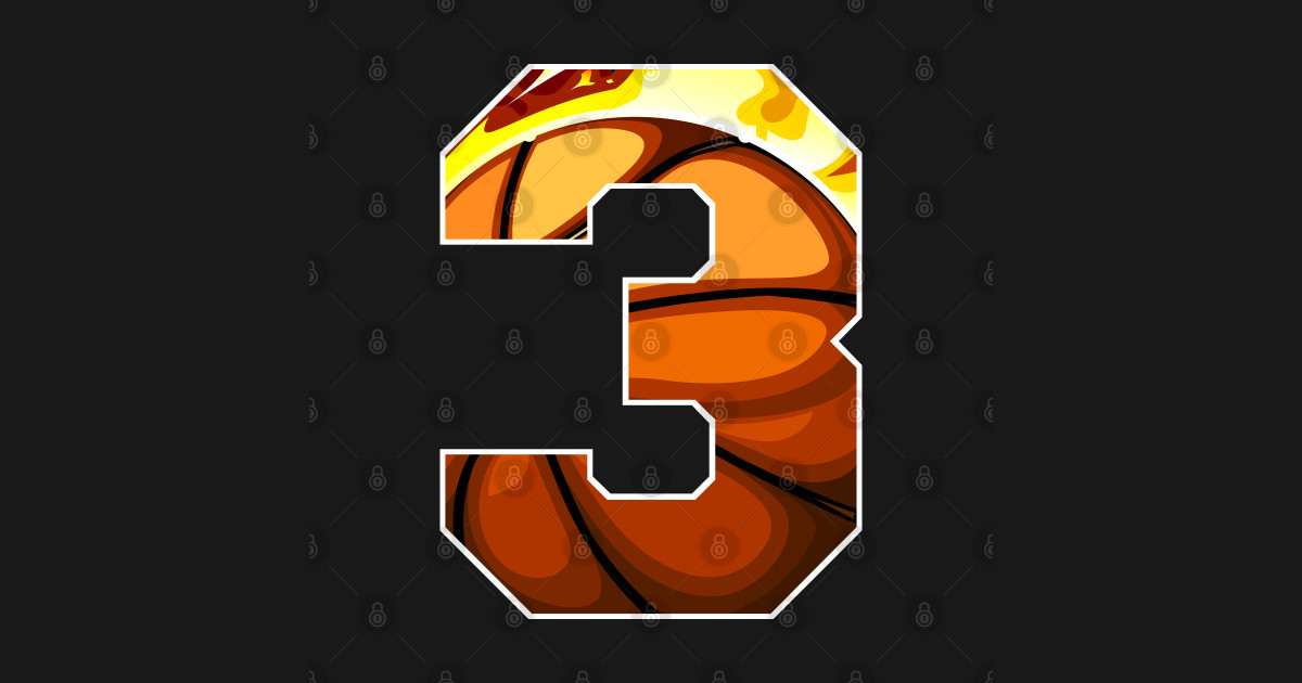 Boys Personalized Custom Number 3 Basketball Gift - Boys Personalized ...