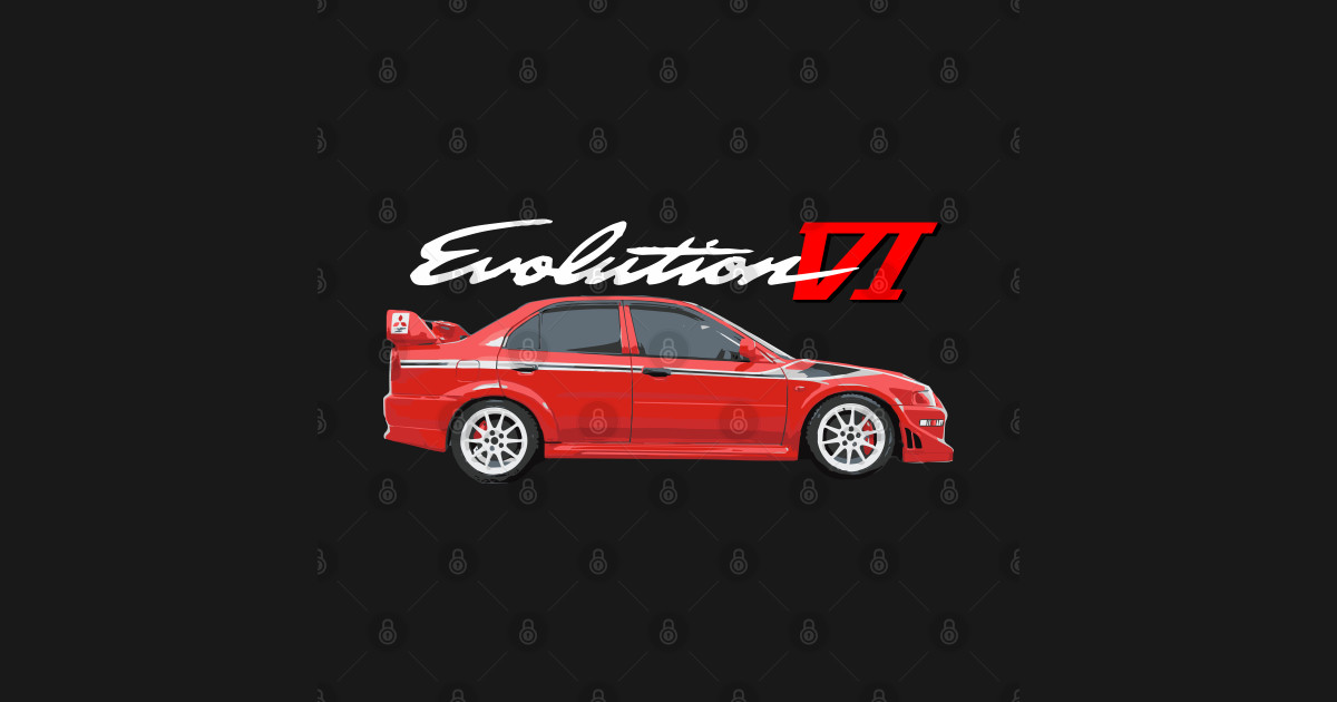 TME EVO VI - Mitsubishi Lancer Evolution - T-Shirt | TeePublic