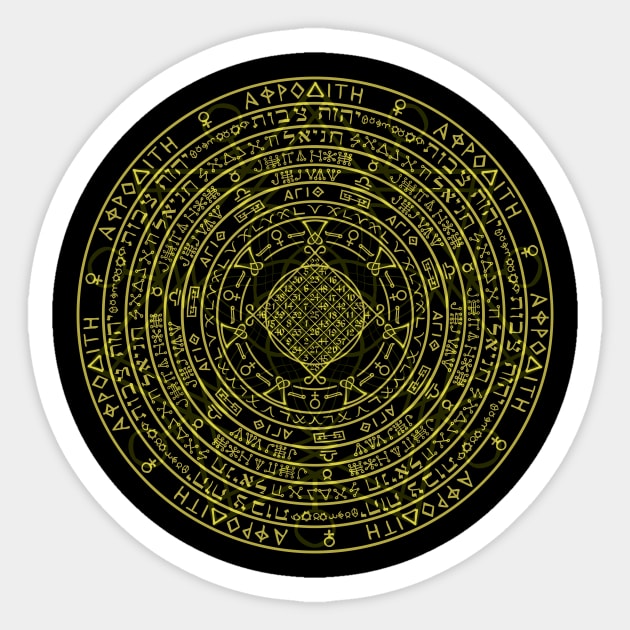 Sigil of Venus - Magick - Sticker | TeePublic
