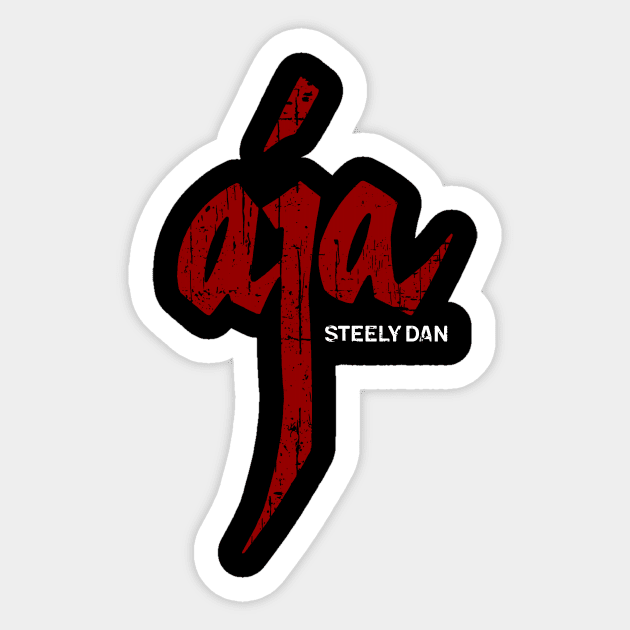 Steely Dan Aja Vintage - Steely - Sticker | TeePublic