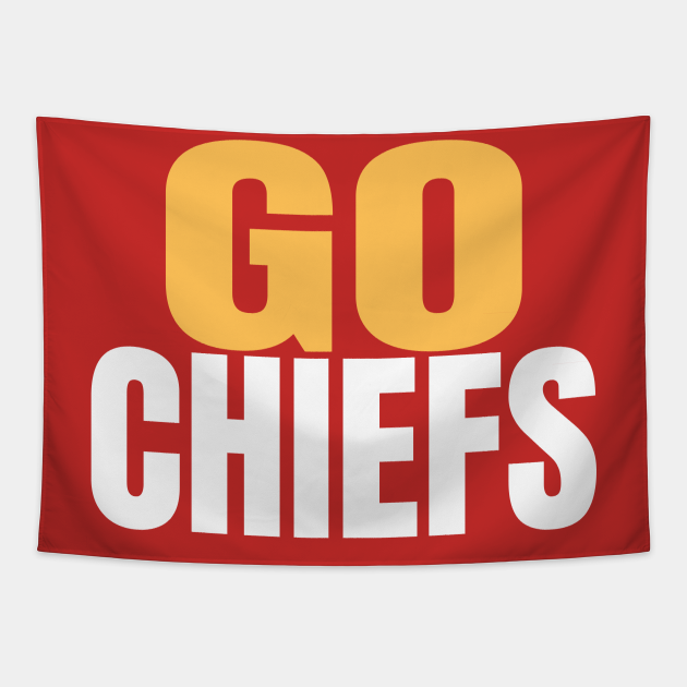 Go Chiefs - Chiefs - Tapestry | TeePublic