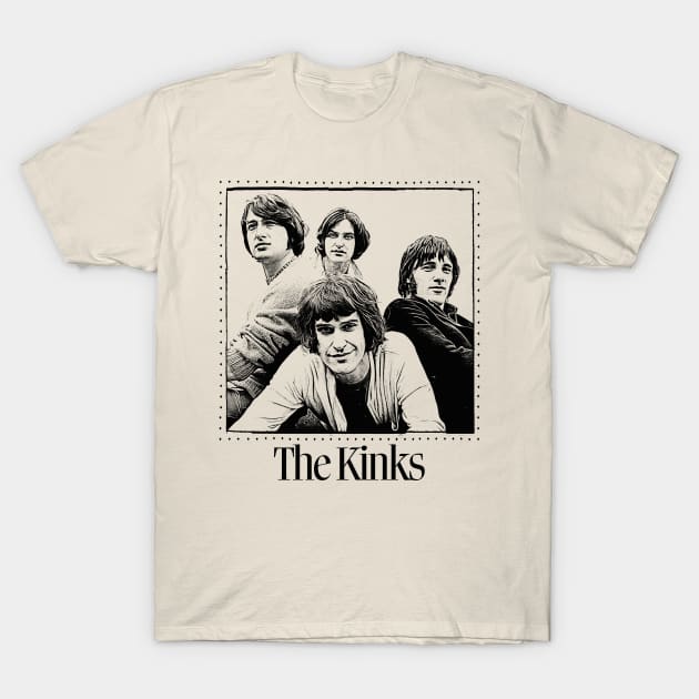 The Kinks / Retro Style Fan Design - The Kinks - T-Shirt | TeePublic