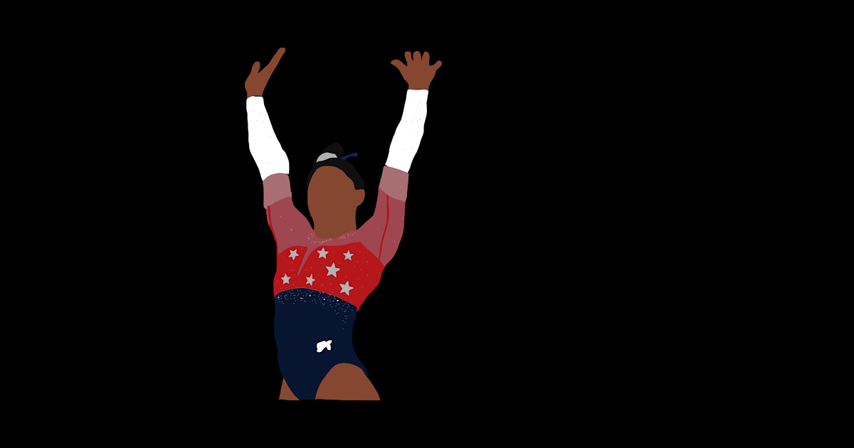 Simone Biles Goat - Simone Biles - Sticker | TeePublic