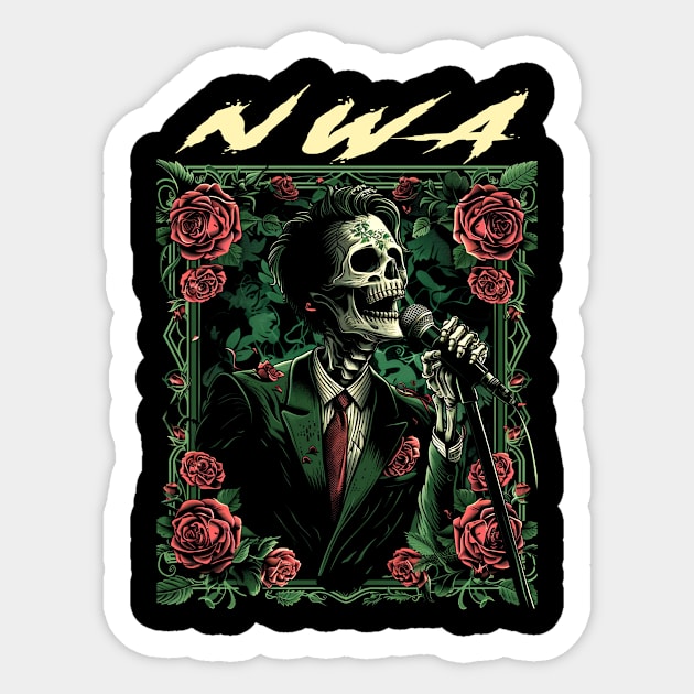N.W.A FAN ART - Nwa Fan Art - Sticker | TeePublic