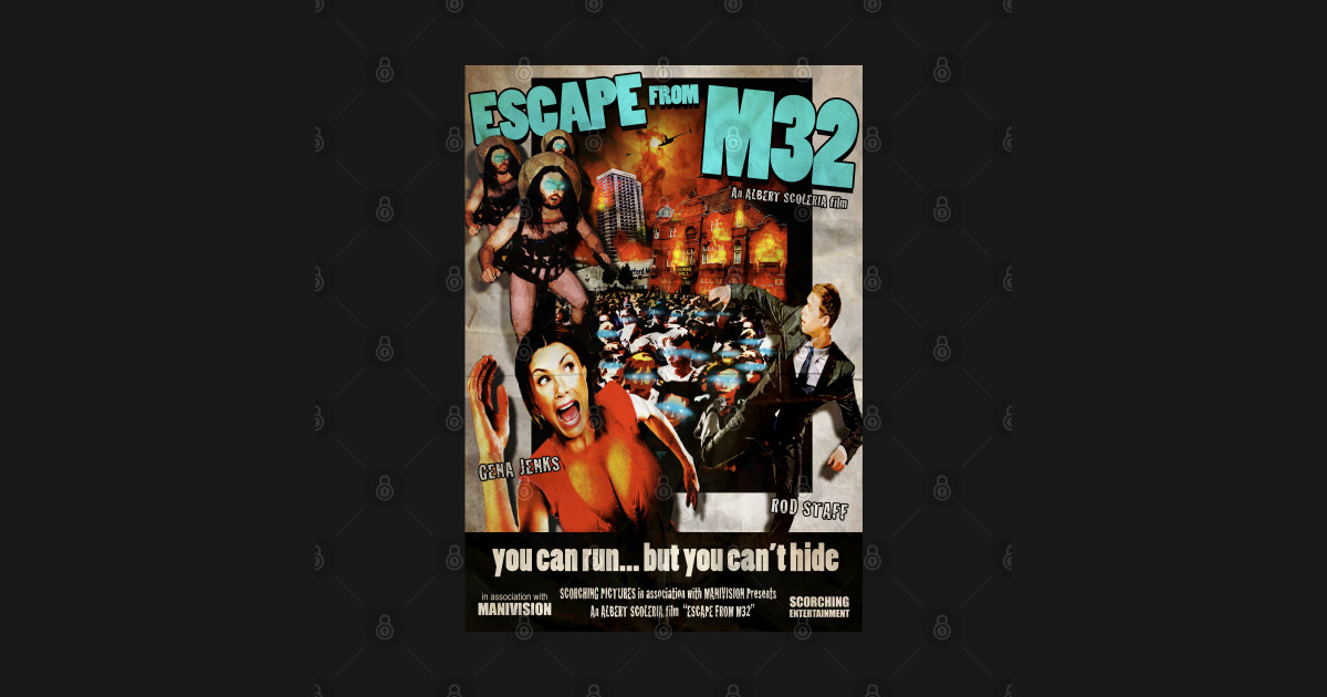 Escape From M32 - Manchester - T-Shirt | TeePublic