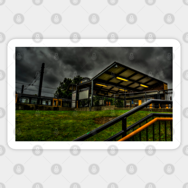 Percy Main Metro Station - Hdr - Sticker | TeePublic