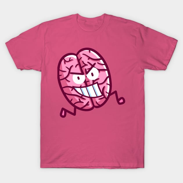 Brain Run - Funny Brain - T-Shirt | TeePublic
