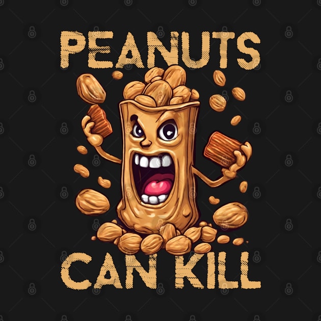Shell Shocked: The Angry Peanut Strikes Back - Peanut - T-Shirt | TeePublic