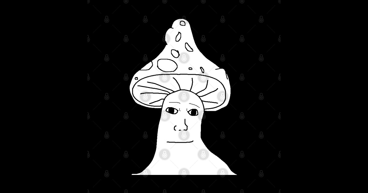 Shroomjak - Mushroom Wojak, Meme, Ironic, Feels Guy - Wojak Meme ...