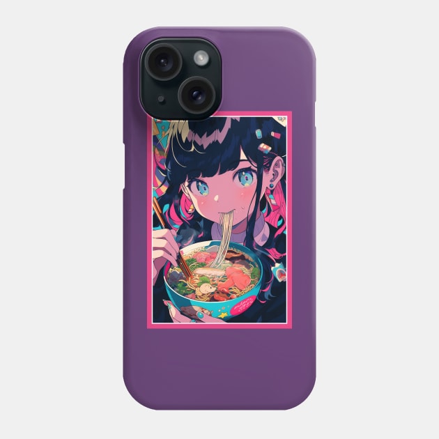 Cute Anime Girl | Ramen Noodles | Hentaii Chibi Kawaii Design - Cute ...