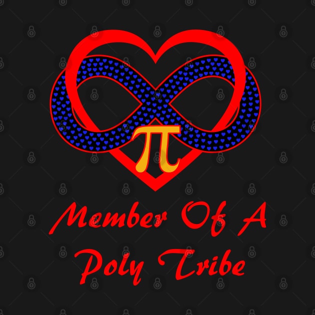 Polyamory Infinity Heart Poly Tribe - Polyamory - T-Shirt | TeePublic