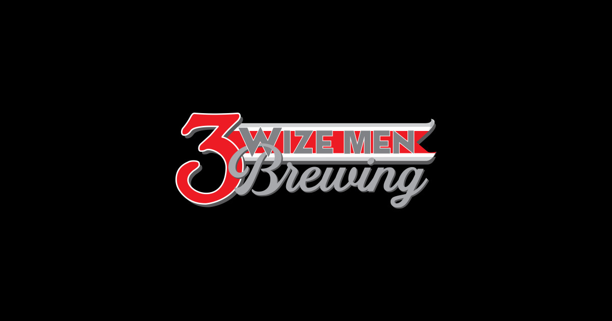 3 Wize Men brewing Banner Logo - Beer - Sticker | TeePublic
