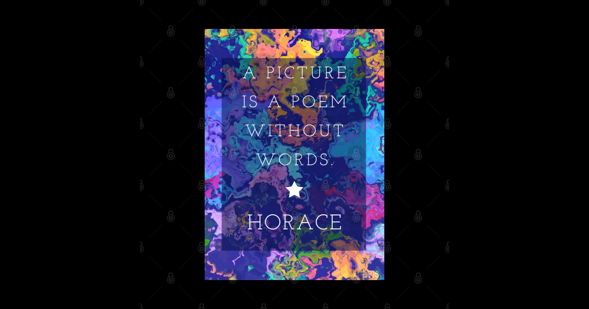Poem Without Words - Horace - Sticker | TeePublic