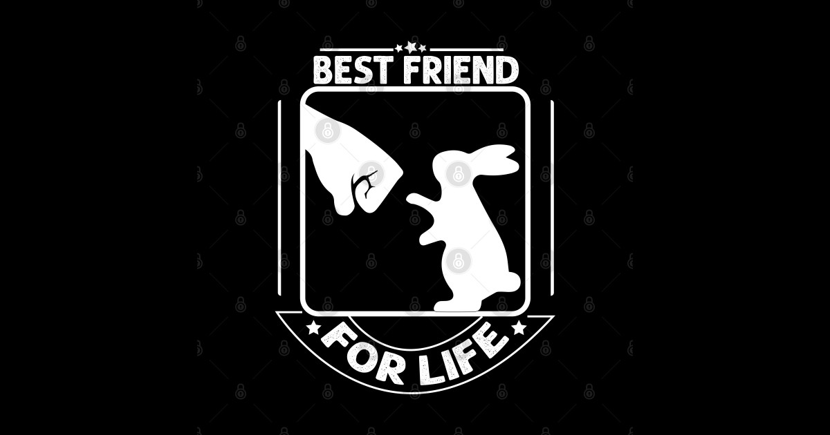 rabbit best friends for life - Rabbit Best Friends For Life - Sticker ...