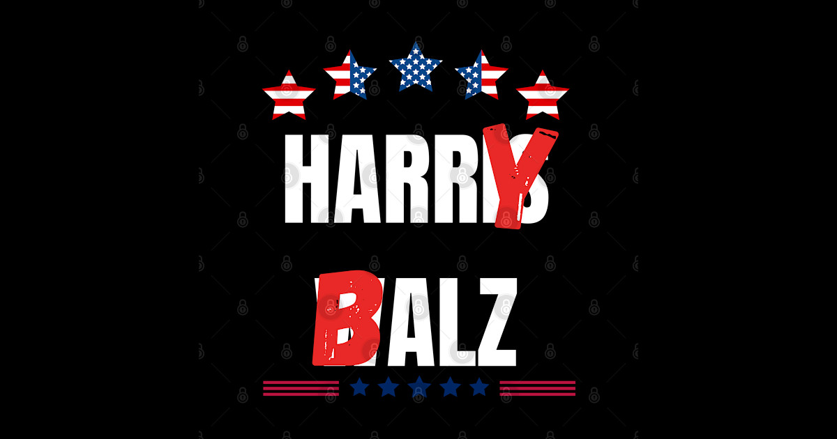 Funny Harris Walz 24 Harry Balz 2024 - Harris 2024 - Sticker | TeePublic