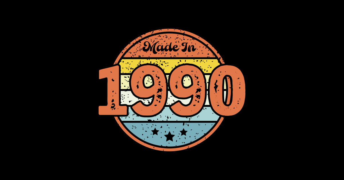 Made In 1990 - Made In 1990 - Sticker | TeePublic