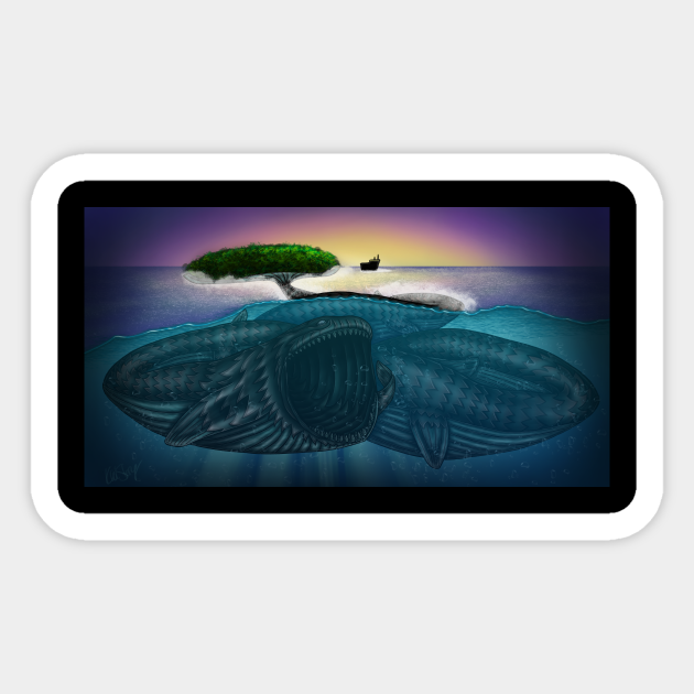 The Bloop Cryptid Art - Cryptid Art - Sticker | TeePublic