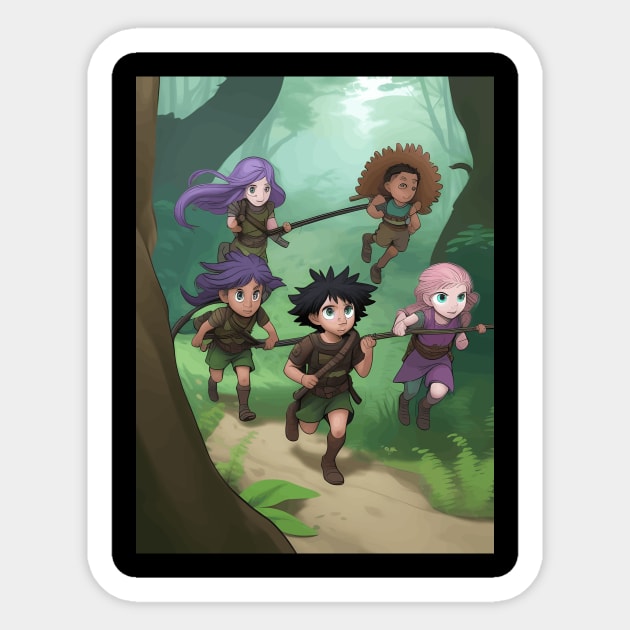 Squid Quill Warriors - Squid Quill Warriors - Sticker | TeePublic