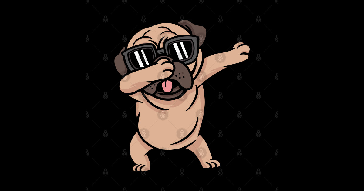 PUG DAB - Pug - Magnet | TeePublic