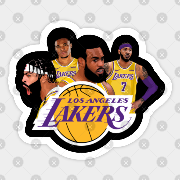 Los Angeles Lakers 2021 - La Lakers - Sticker | TeePublic