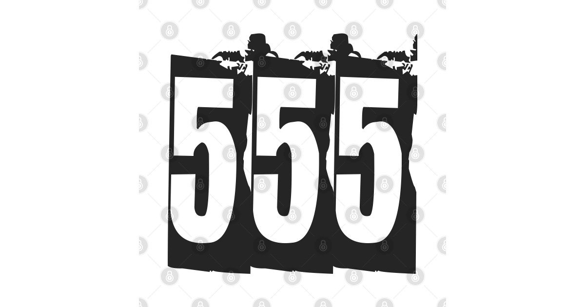 Angel Number 555 Spiritual Awareness - Angel Number 555 - T-Shirt ...