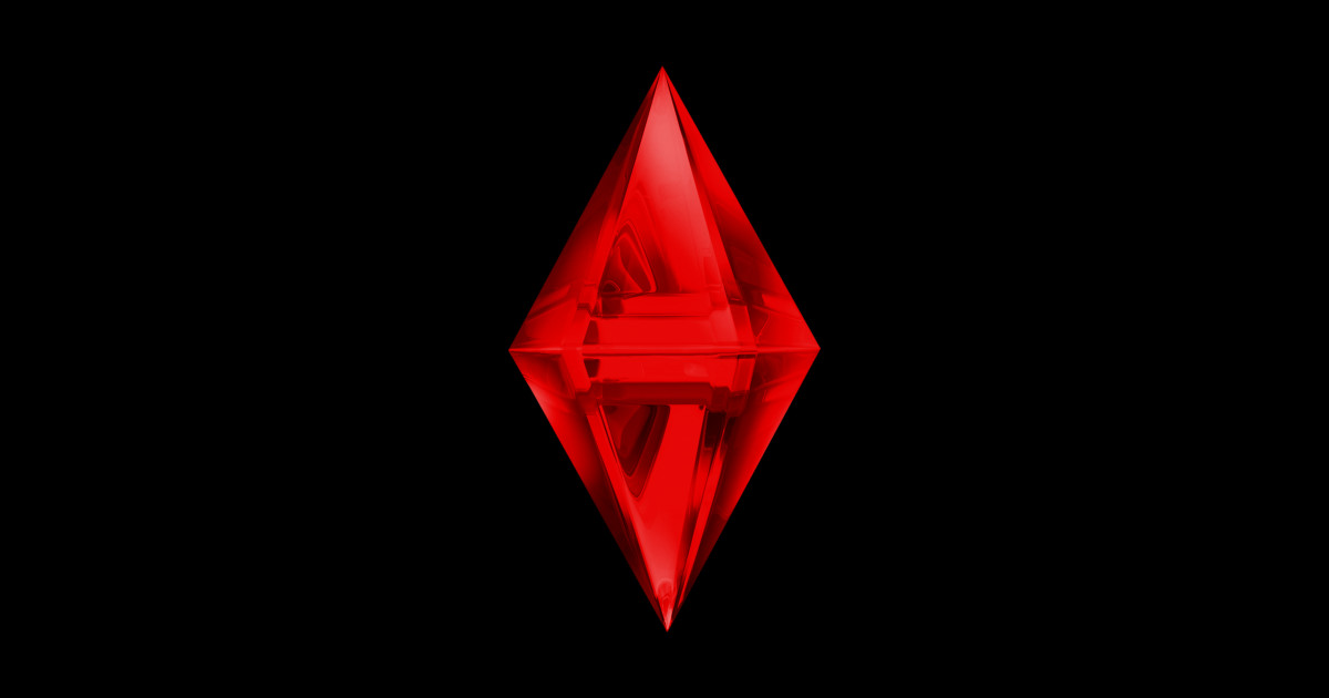 Sims red Plumbob Diamond - Sims - Posters and Art Prints | TeePublic