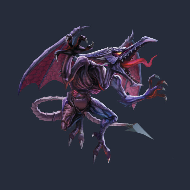 Ridley Banner SSBU Artwork - Ridley - T-Shirt | TeePublic