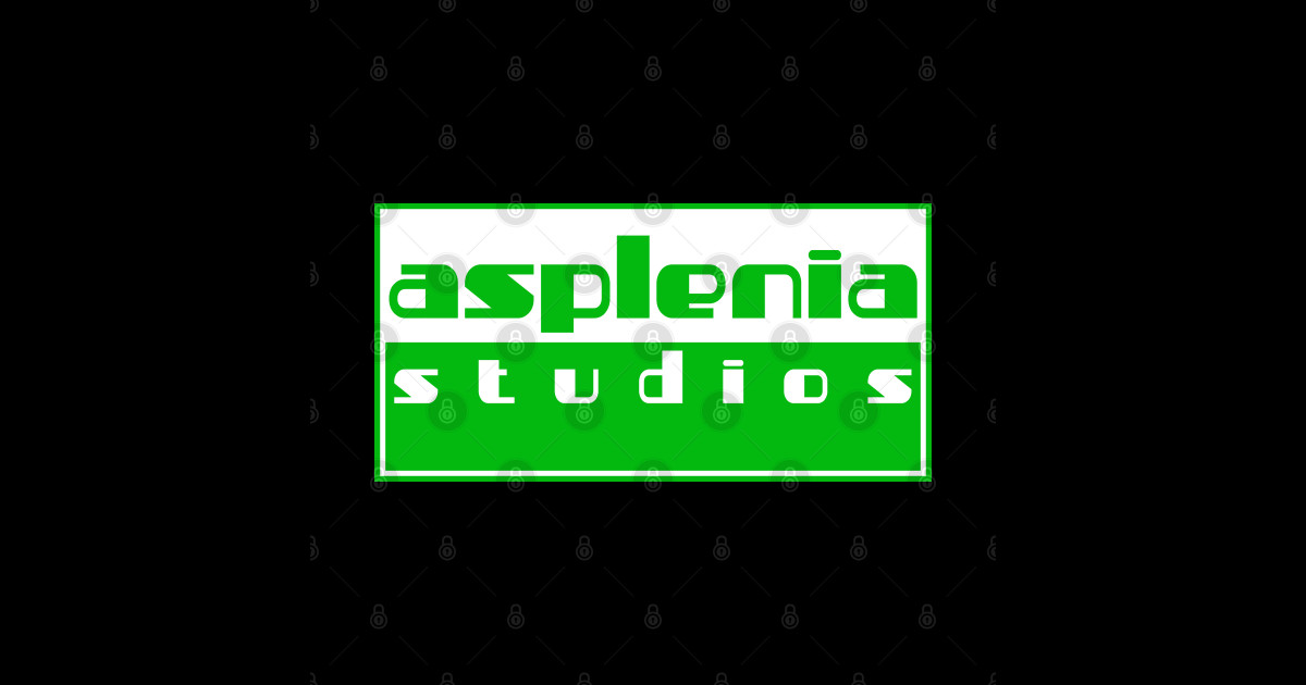 Asplenia Studios logo (green) - Asplenia Studios - Sticker | TeePublic