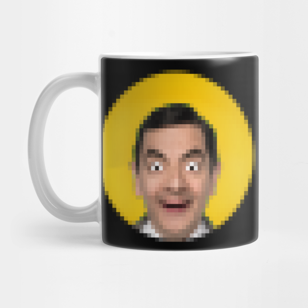 8bit Mr bean - Mr Bean - Mug | TeePublic