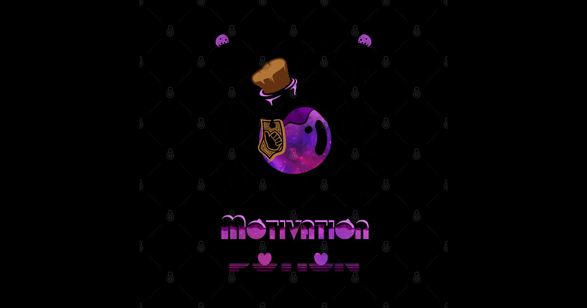 Motivation Potion Card - Roleplay - Sticker | TeePublic