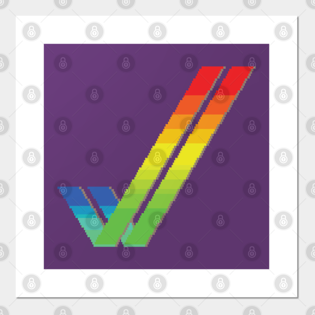 Commodore Amiga Workbench Tick Logo - Amiga - Posters and Art Prints ...