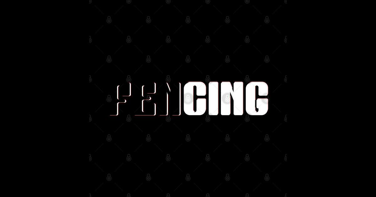 fencing sign - Fencing Sport - Sticker | TeePublic