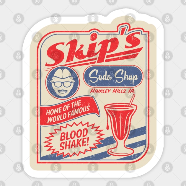 Skip's Soda Shop - The Burbs - Sticker | TeePublic