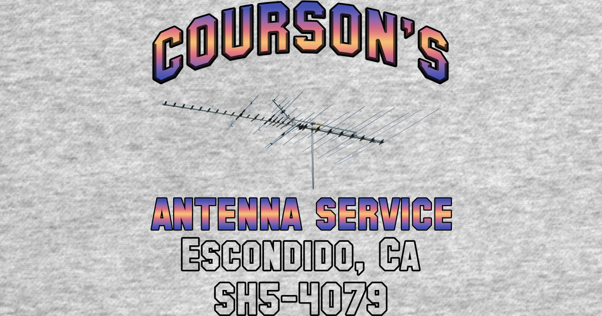 Courson's Antenna Service - Antennas - T-Shirt | TeePublic