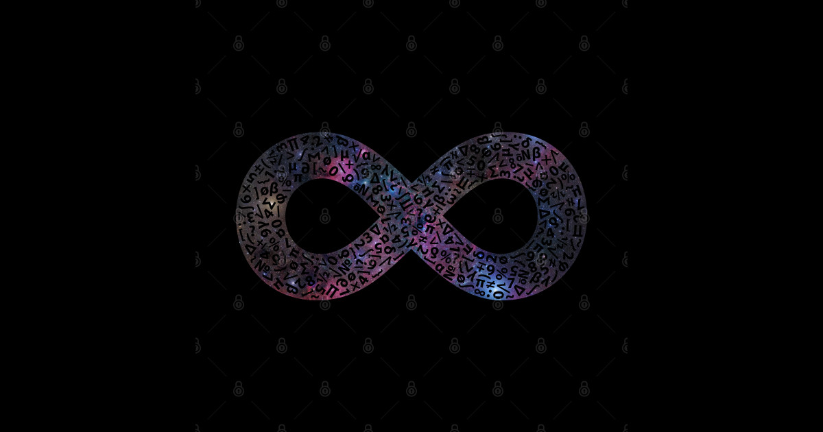 Infinity symbol universe V.4 - Infinity Symbol - Posters and Art Prints ...