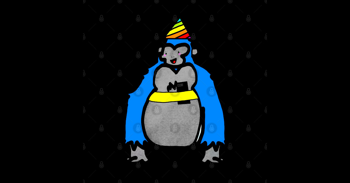 jmancurly Blue Kong - Jmancurly - Sticker | TeePublic