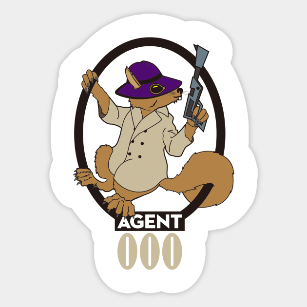 Secret Squirrel - Tv Shows - Sticker | TeePublic