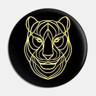 Tiger Line Art Pins and Buttons for Sale | TeePublic