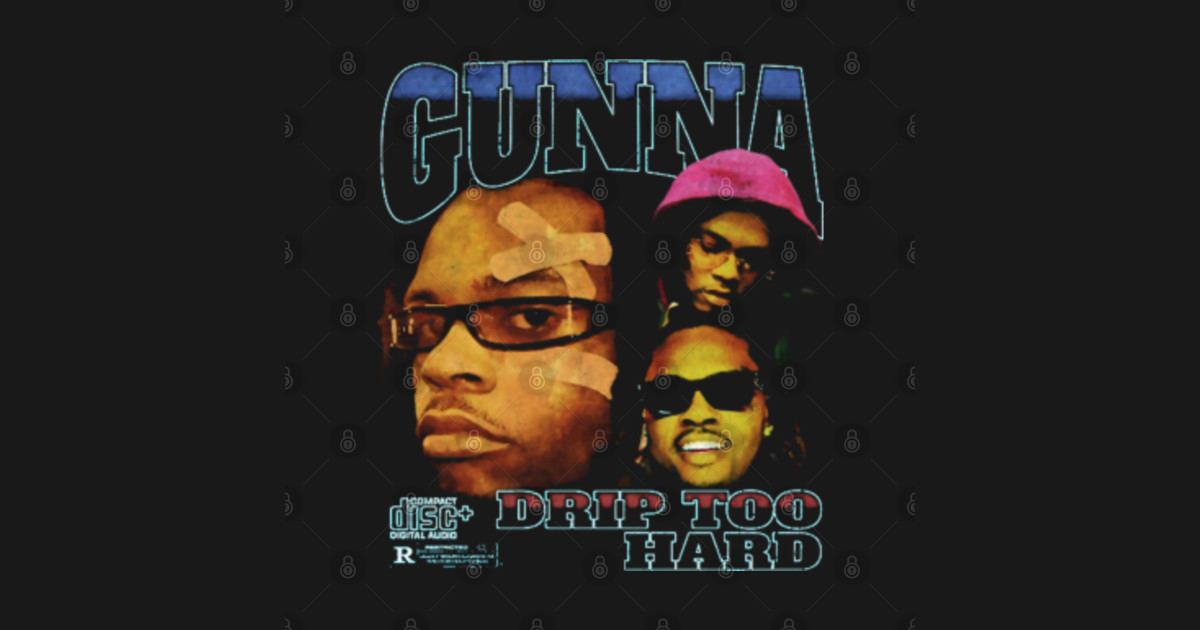 Gunna Rap Tee Bootleg Vintage Rapper Style 90S - Gunna - T-Shirt ...