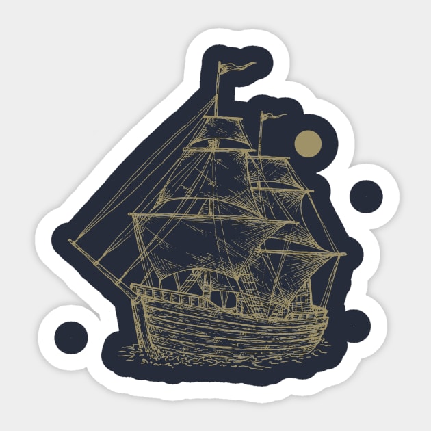 Your own ship! - Sail - Sticker | TeePublic