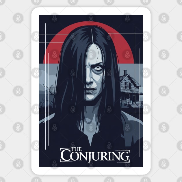 Striking fan art inspired by The Conjuring - The Conjuring - Sticker ...