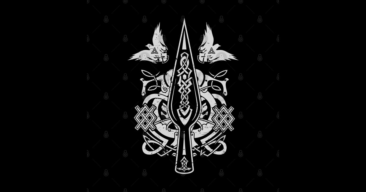 Gungnir - Spear of Odin - Gungnir - Sticker | TeePublic
